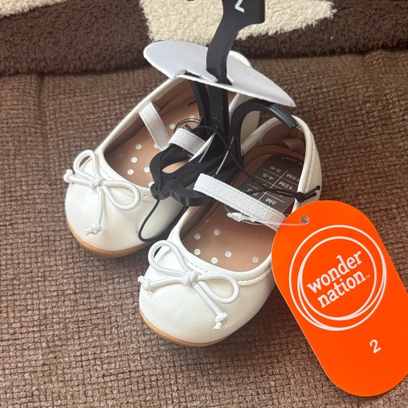 wonder nation | Shoes | Wonder Nation Cream Kids Dress Shoes With Bow ...